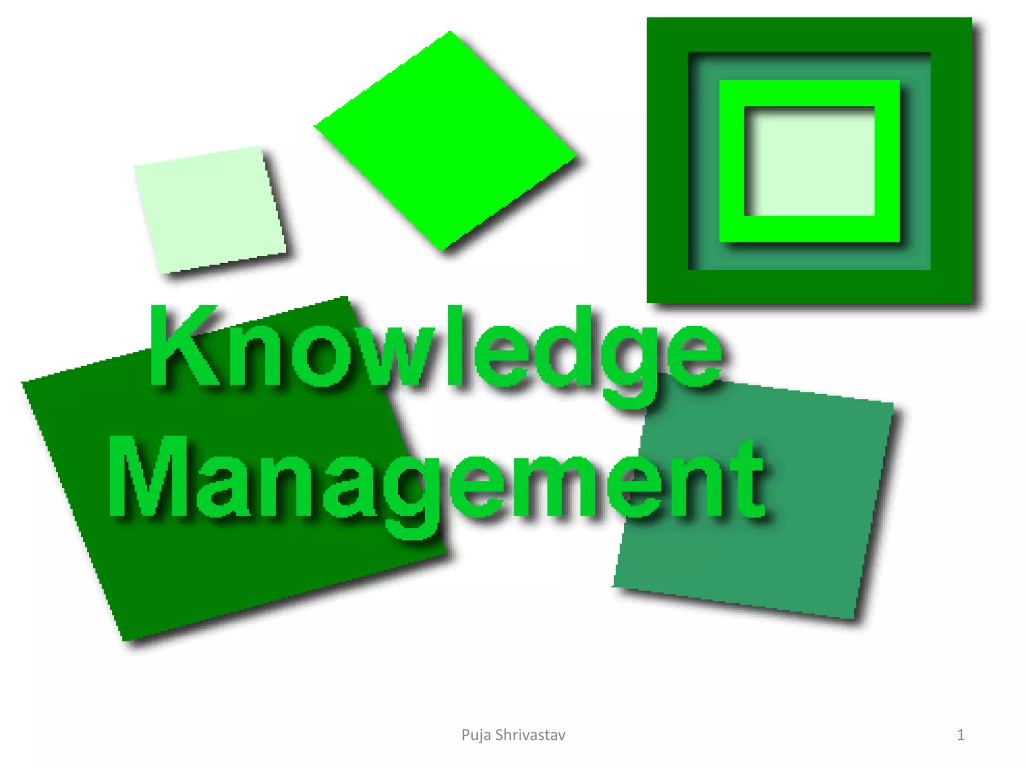 Knowledge management | PPTX