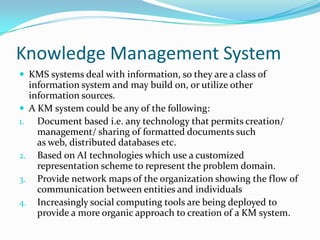 Knowledge management (2) | PPTX