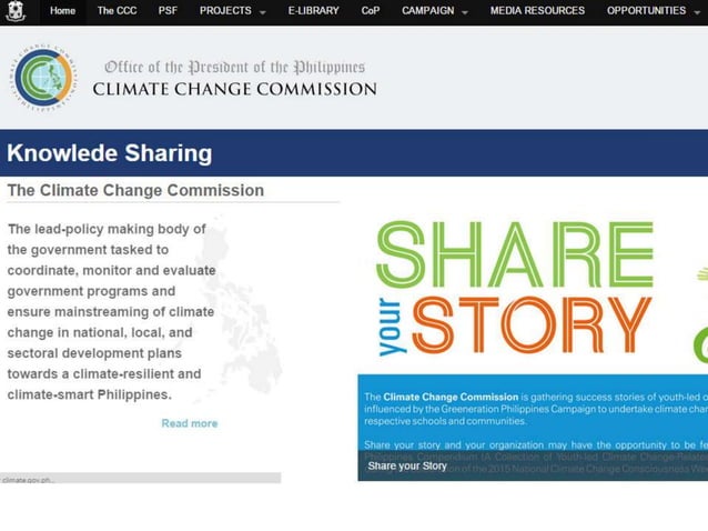 Knowledge management and climate change (PhilCCAP) | PPT