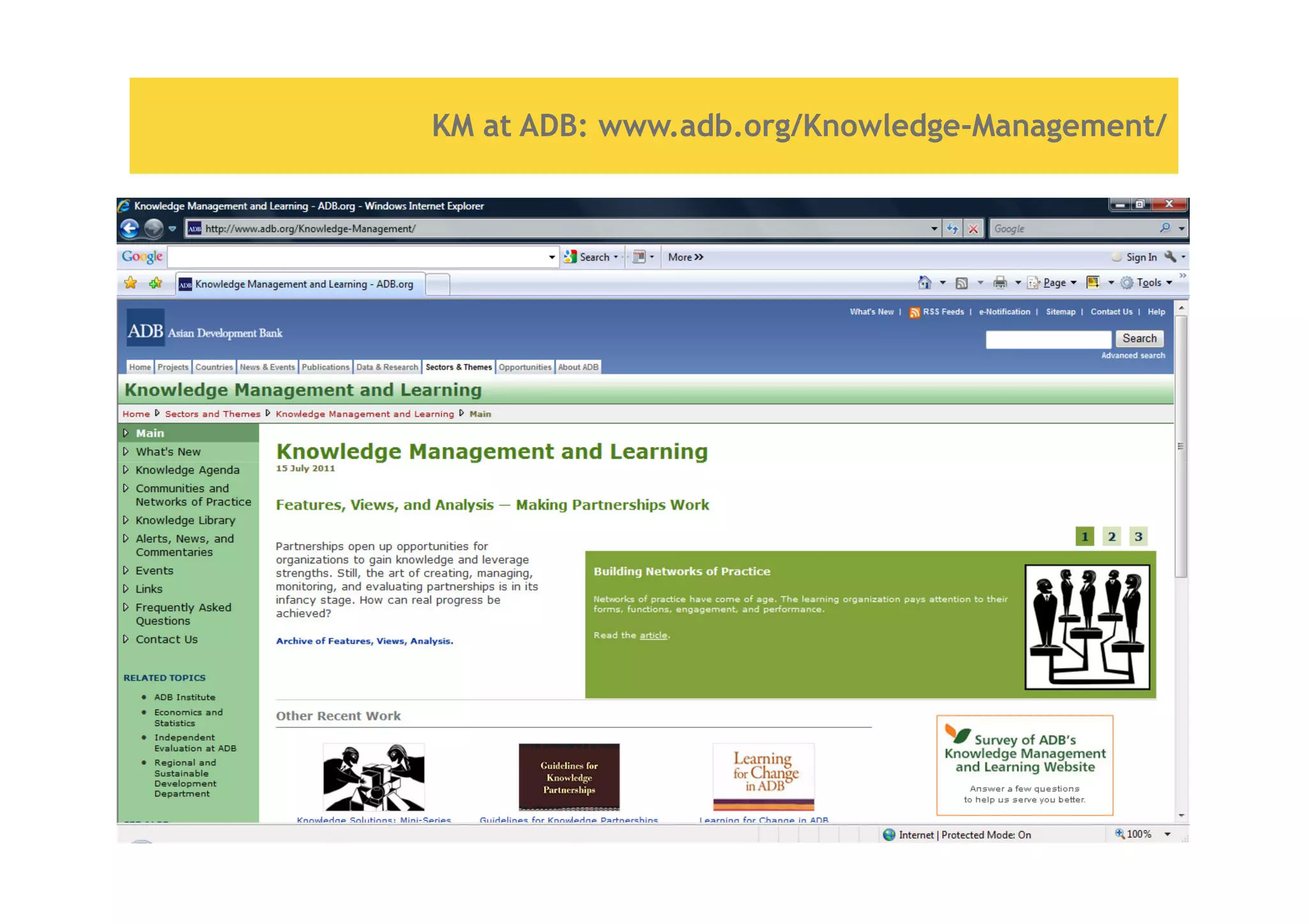 Knowledge Management and Governance Reform | PDF