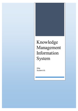 Knowledge management and information system | DOCX | Cloud Computing ...