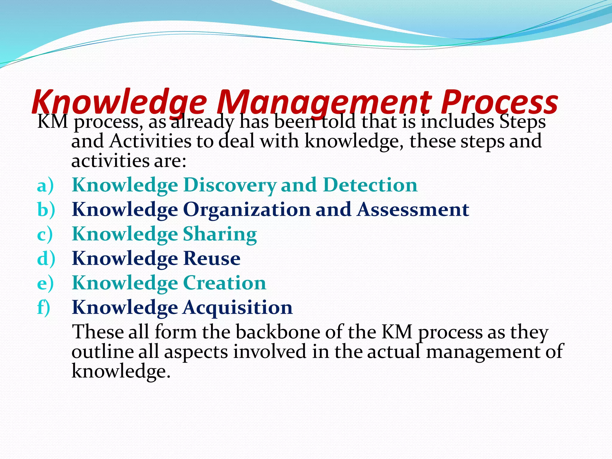 Knowledge management architecture | PPTX