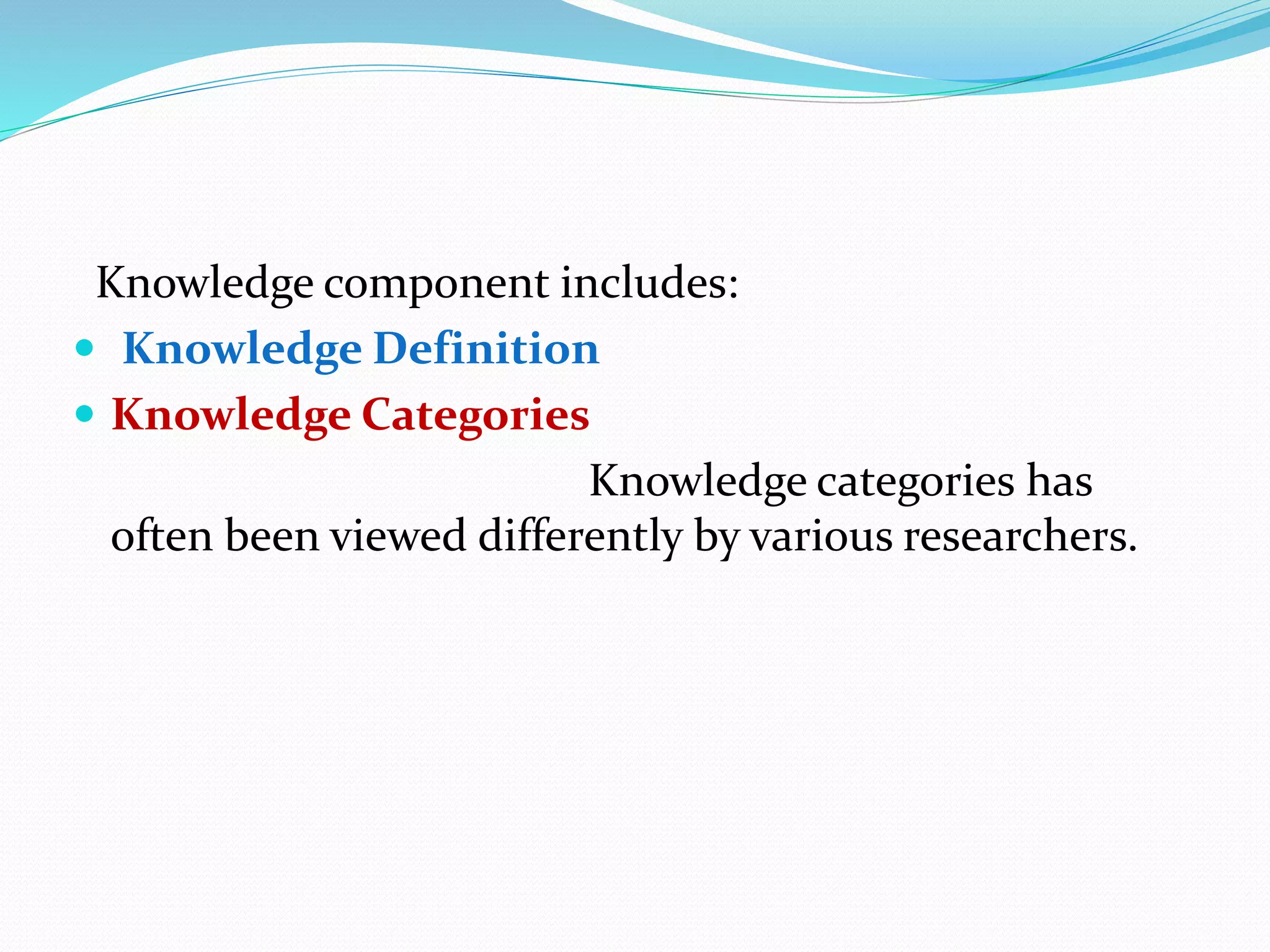 Knowledge management architecture | PPTX