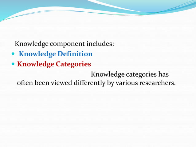 Knowledge management architecture | PPTX