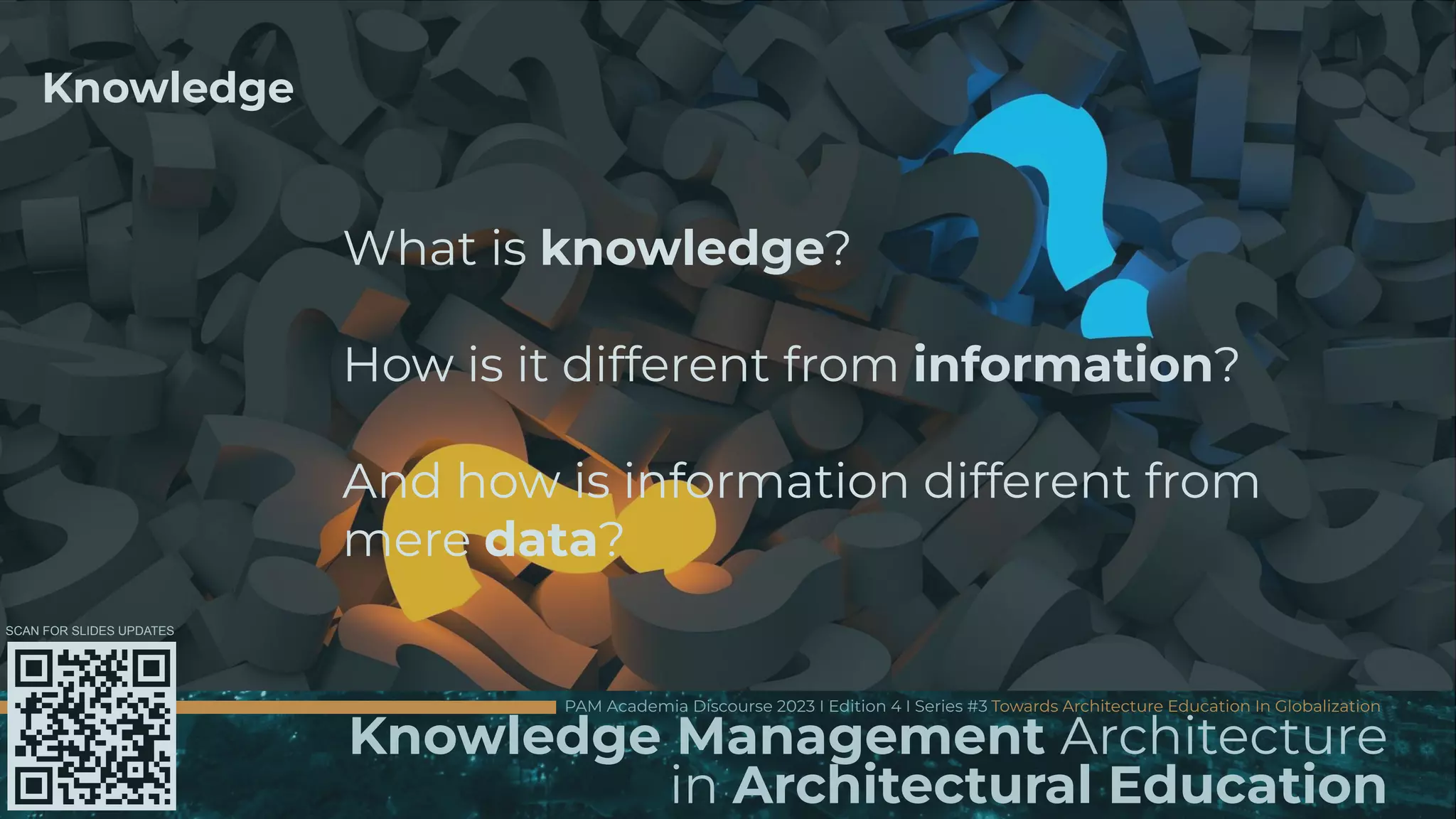 Knowledge Management Architecture in Architectural Education | PPT