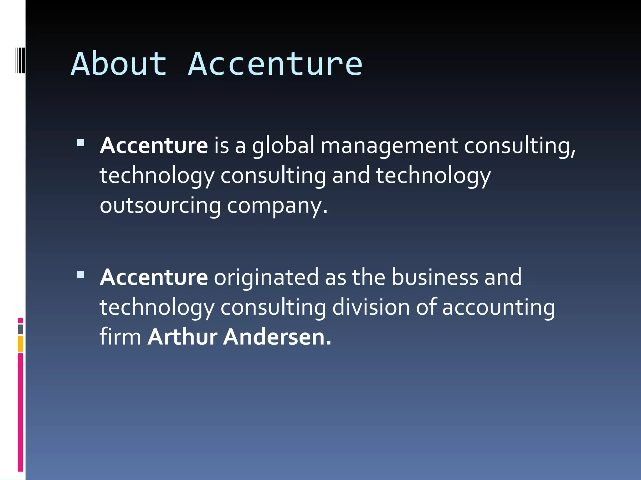 Knowledge management at accenture | PPT