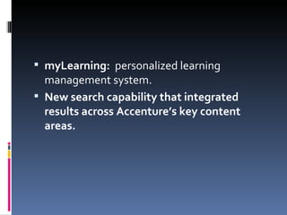 Knowledge management at accenture | PPT