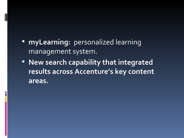 Knowledge management at accenture | PPT