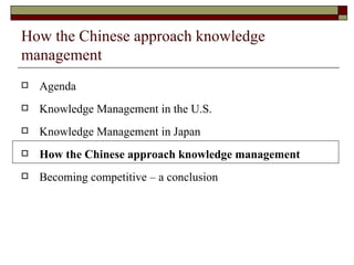 Knowledge Management In China | PPT