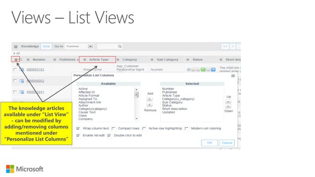 Knowledge Management in ServiceNow