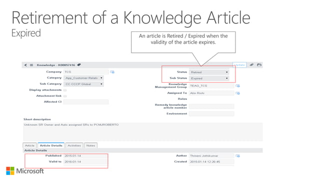 Knowledge Management in ServiceNow