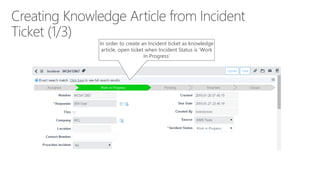 Knowledge Management in ServiceNow | PPT