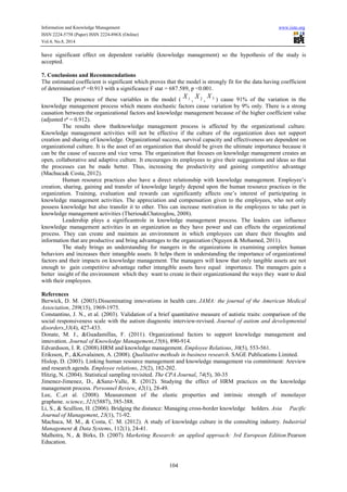 Knowledge management in the light of organizational factors | PDF