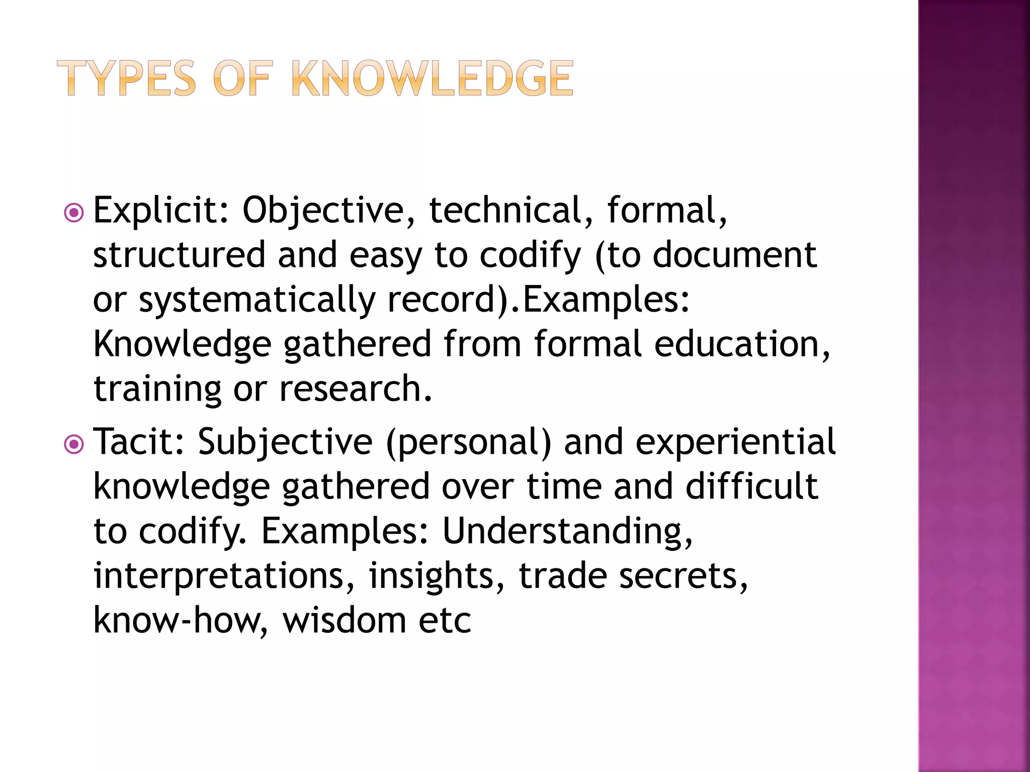 Knowledge management (km) (1) | PPTX