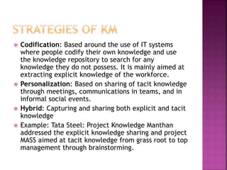 Knowledge management (km) (1) | PPTX