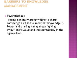 Knowledge management (km) (1) | PPTX