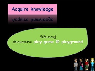 Knowledge management (kms) play game@playground | PPT