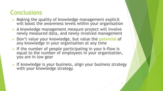 Knowledge management maturity model | PPTX