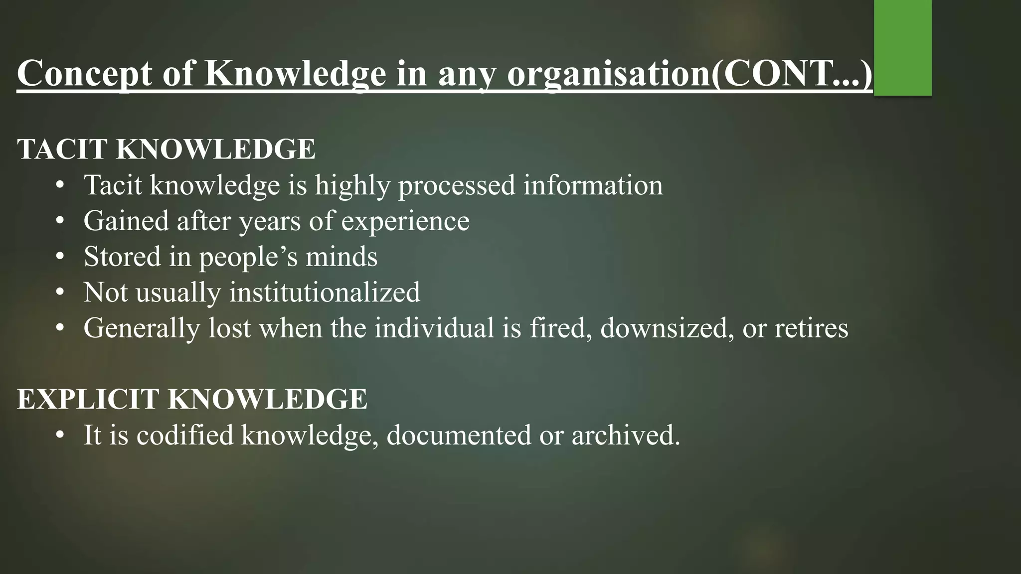 KNOWLEDGE MANAGEMENT | PPTX