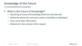 Tech Talk: Knowledge Management of the Future for ITSM | PPT