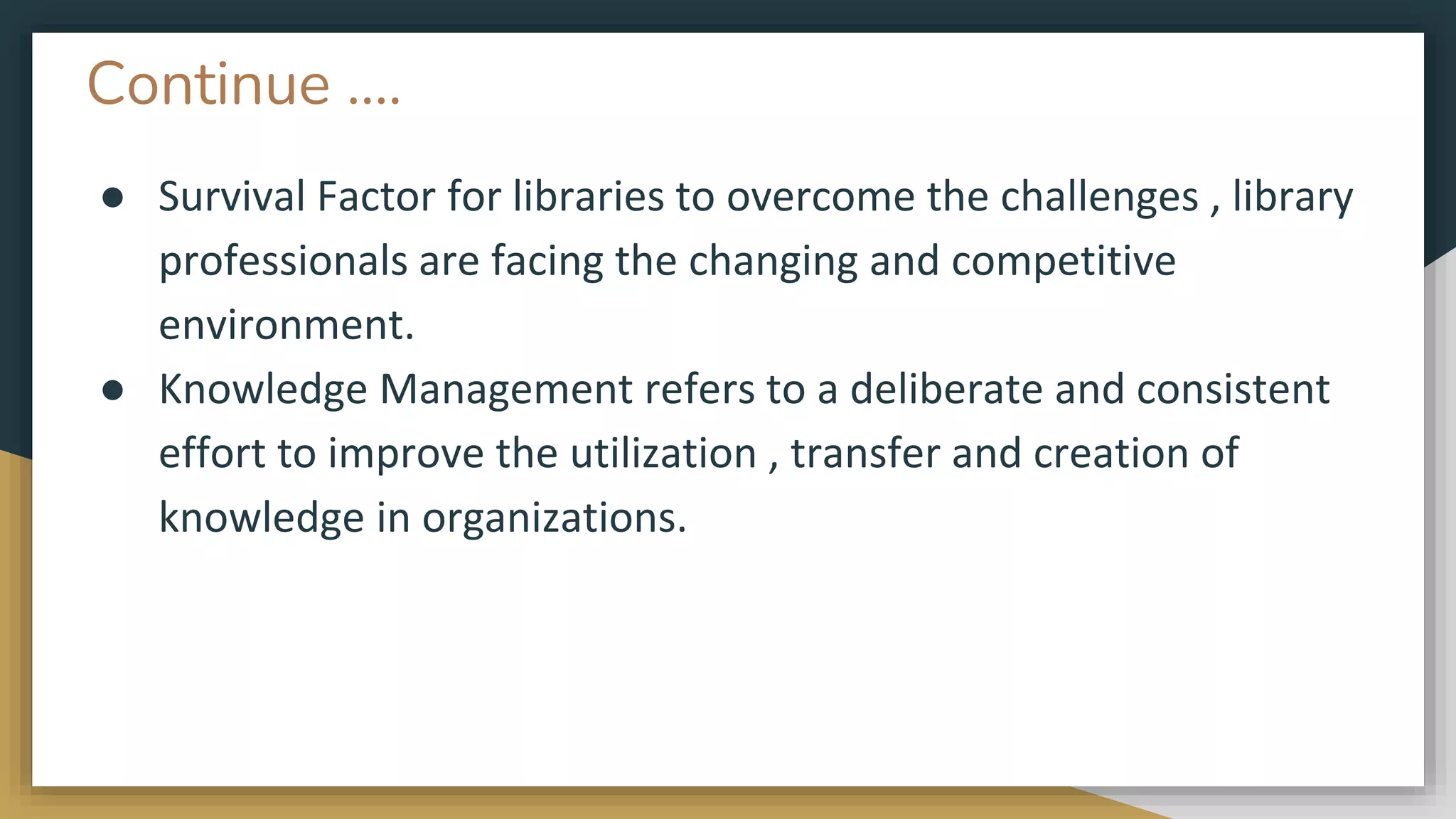 Knowledge management ppt | PPTX