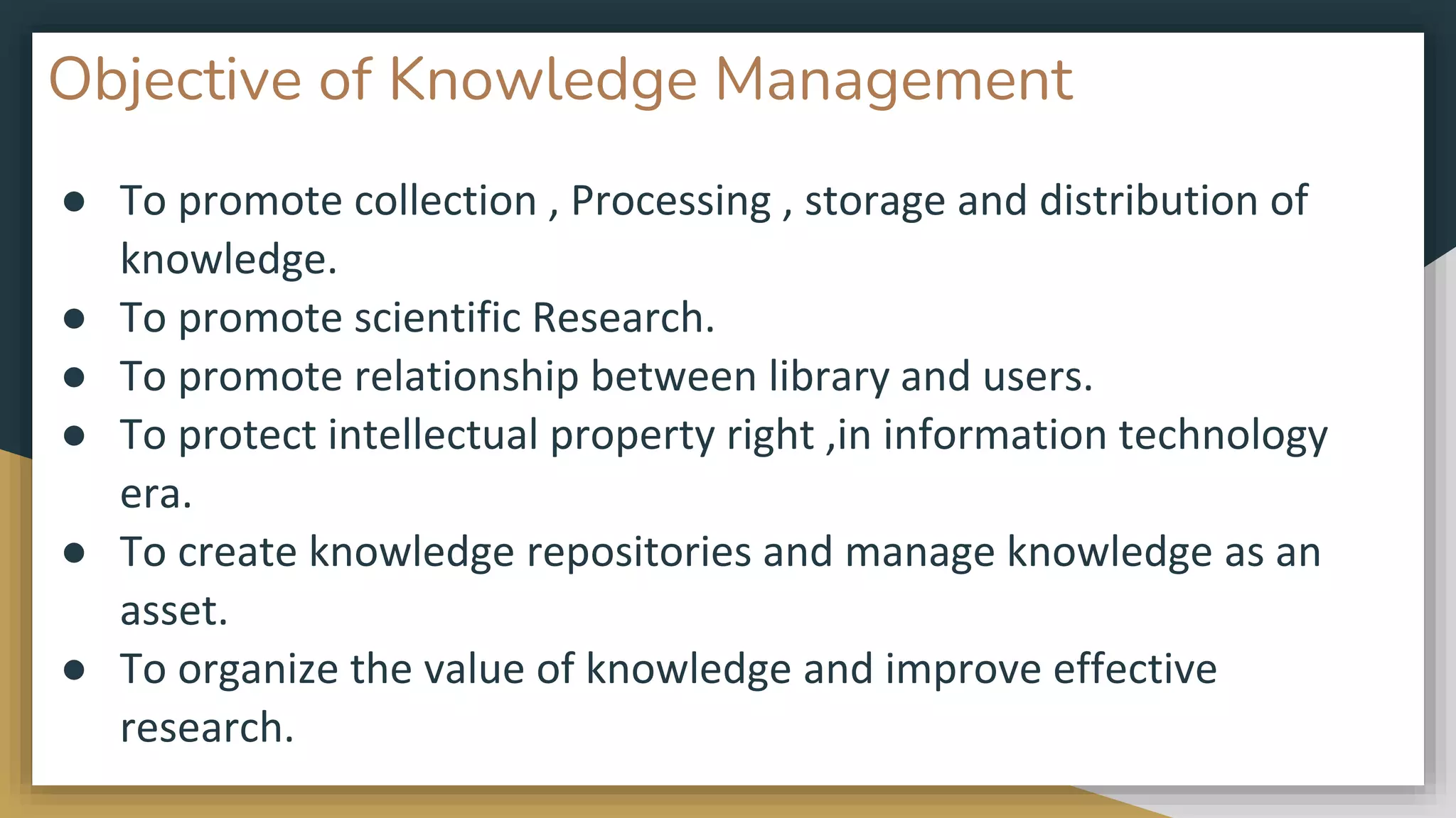 Knowledge management ppt | PPTX