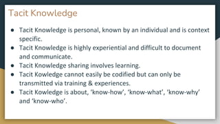 Knowledge management ppt | PPTX