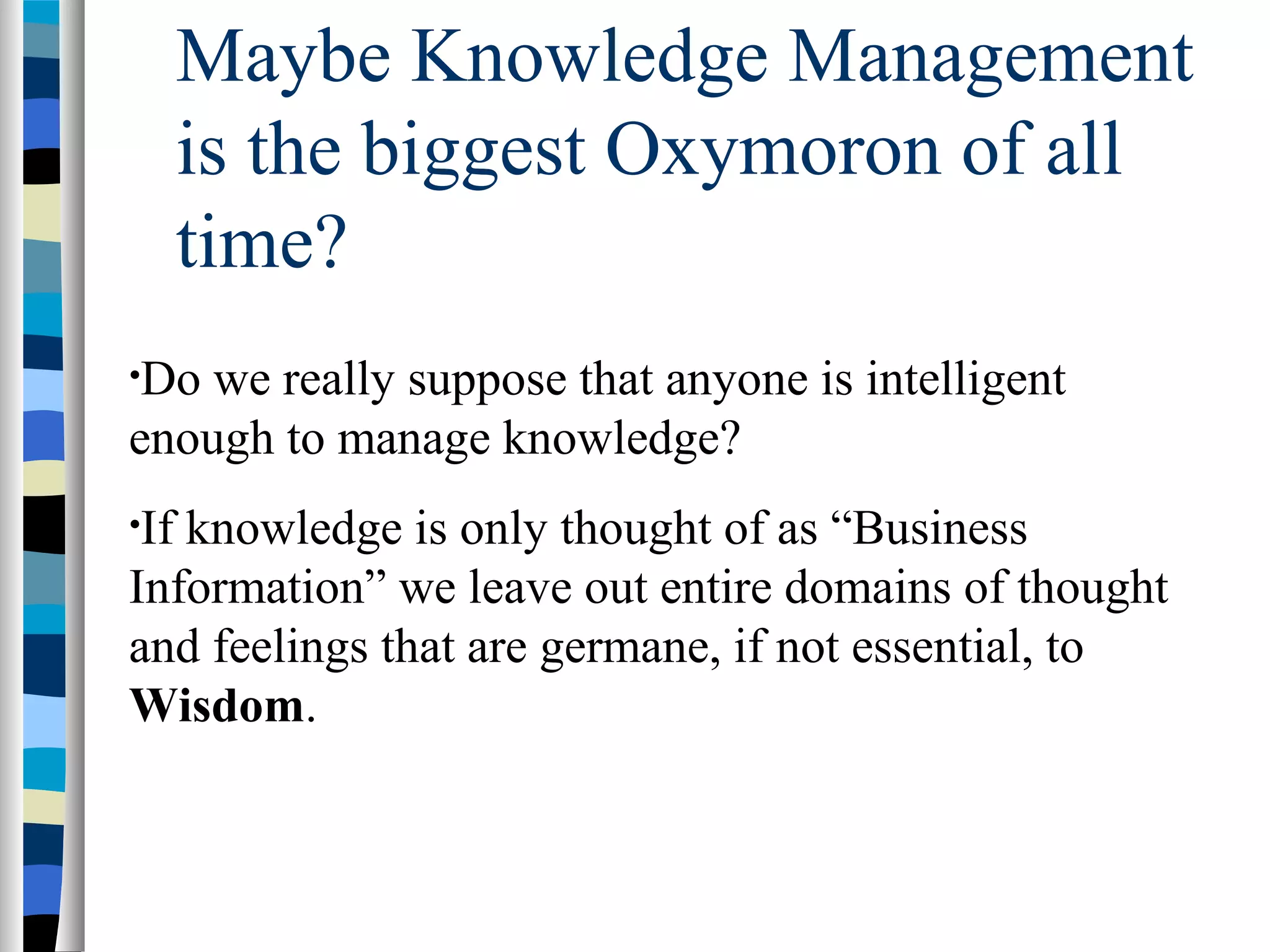 Knowledge management presentation1 (3) | PPT