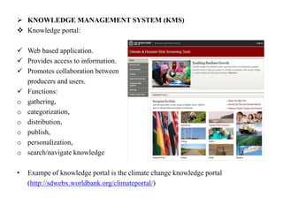 Knowledge Management: Processes and Systems | PPTX