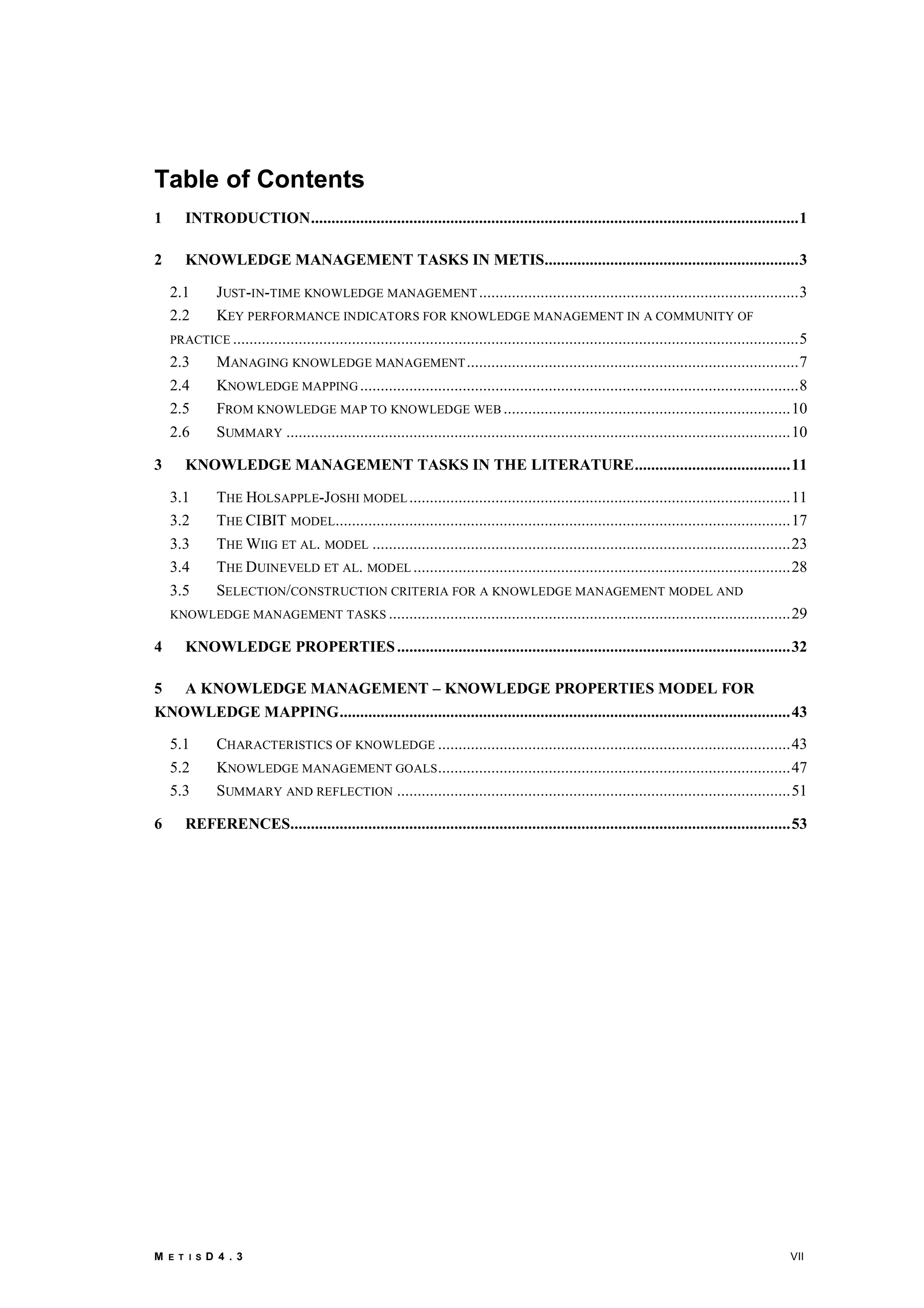 Knowledge management process models for knowledge maps | PDF