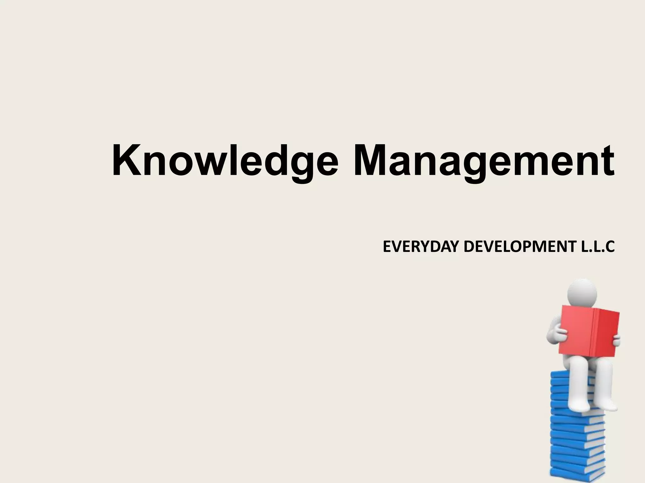 Knowledge management slide | PDF
