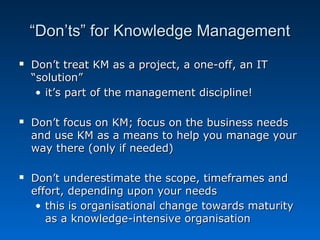 Knowledge management strategy | PPT