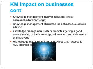 Knowledge management system priyank | PPT