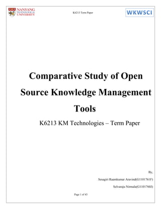 Knowledge management techonology | DOC