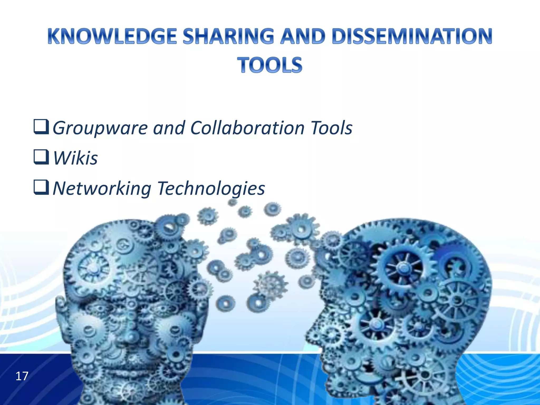 Knowledge management tools | PPTX