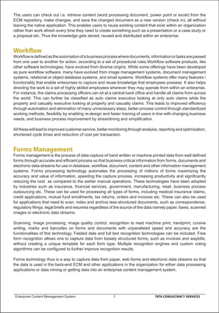 Knowledge management using enterprise content management system | PDF