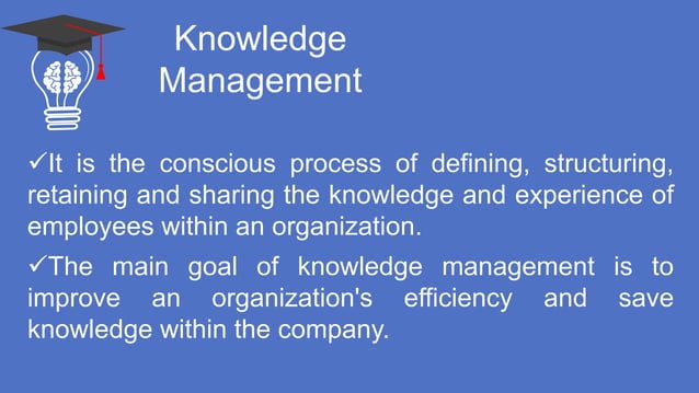 Knowledge managment | PPT