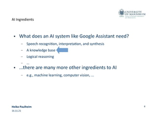 Knowledge Matters! The Role of Knowledge Graphs in Modern AI Systems | PDF