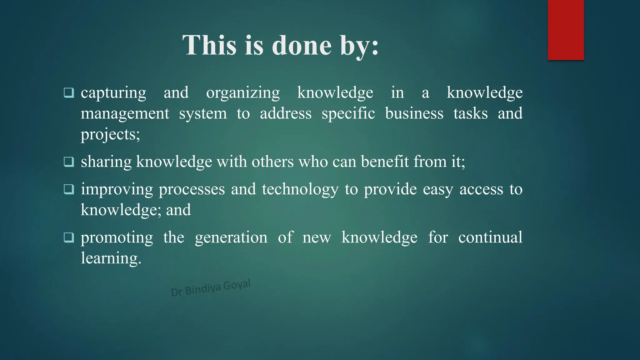 Introduction To Knowledge Management Pdf