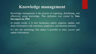 Introduction to Knowledge management.pdf