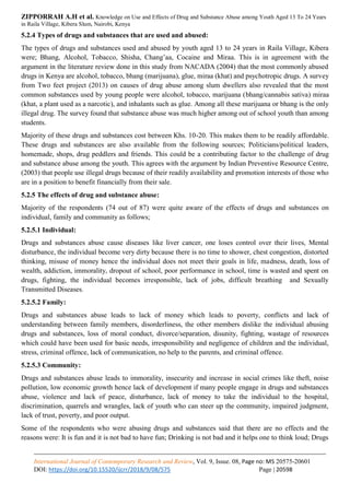 Knowledge on use_and_effects_of_drug_and_substance | PDF