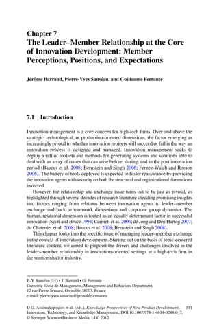 Knowledge perspectives of new product development | PDF