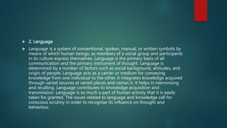 Knowledge process | PPTX | Science