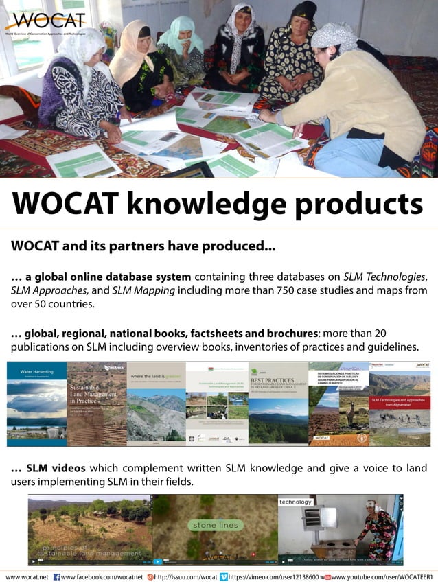 WOCAT Knowledge Products | PDF