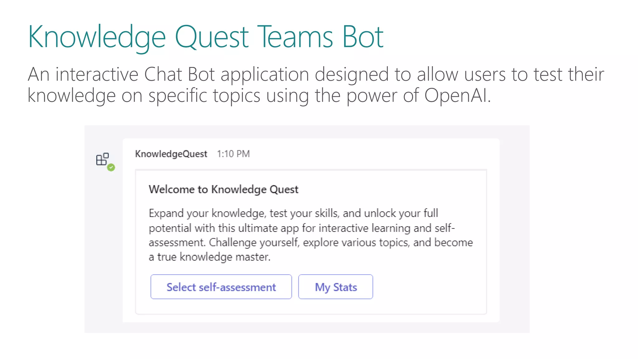 Knowledge Quest Teams Bot.pptx