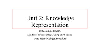 Knowledge representation | PPTX | Artificial Intelligence | Technology ...