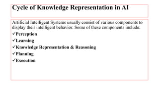 Knowledge representation | PPTX | Artificial Intelligence | Technology ...