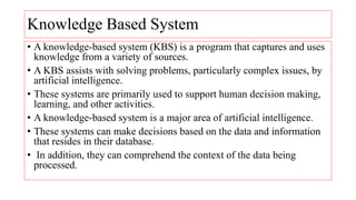 Knowledge representation | PPTX | Artificial Intelligence | Technology ...