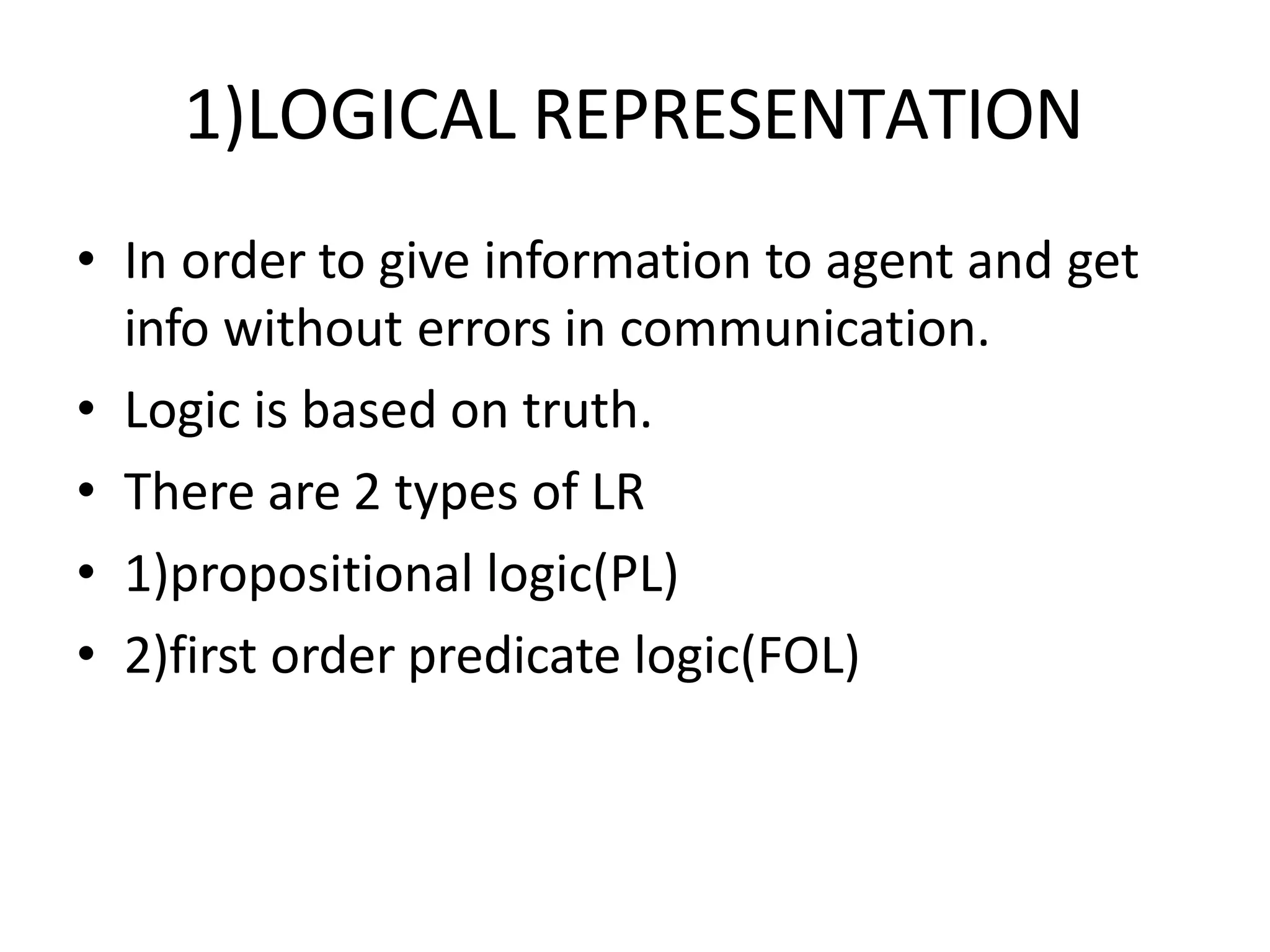 knowledge representation in artificial intelligence | PPTX