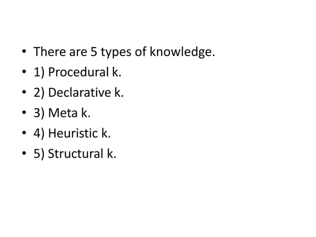 knowledge representation in artificial intelligence | PPTX